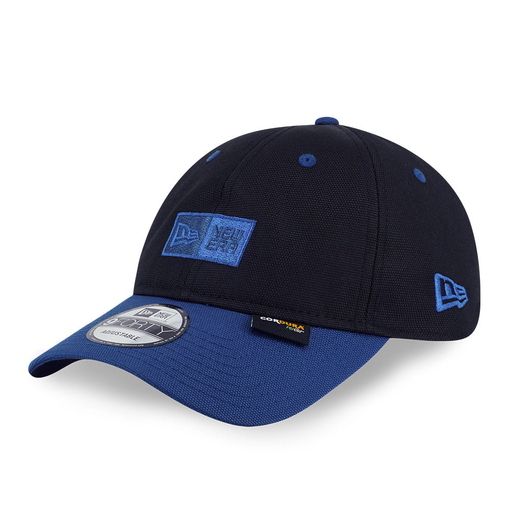 New Era Box Logo Cordura Black 9FORTY Unstructured Adjustable Cap ...