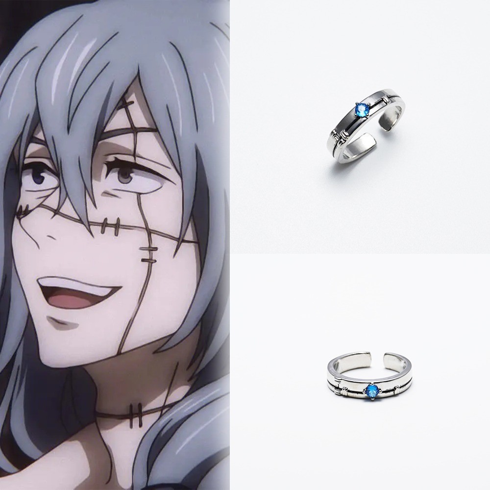 Anime Jujutsu Kaisen Ring Mahito Metal Adjustable Man Woman Halloween ...