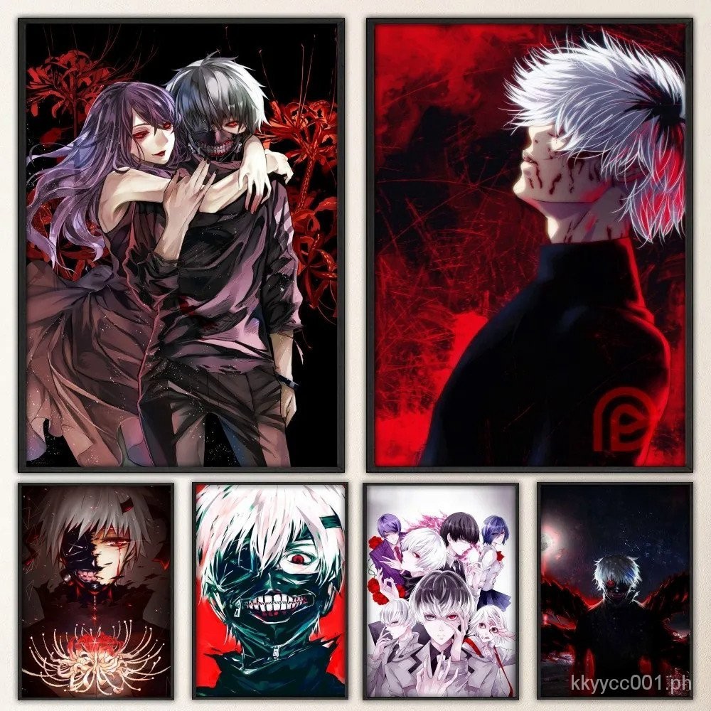 Anime Tokyo Ghoul Poster Prints Poster Wall Painting Bedroom Living ...