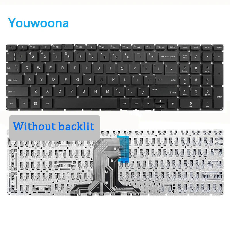 NEW Laptop Keyboard For HP 15G-AD 15-BE 15Q-aj006TX 15G-ad 15G-ac 15G ...