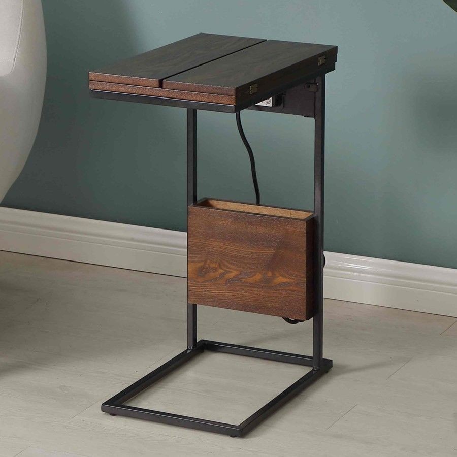 Nordic Sofa Corner Table Folding Modern Simple and Light Luxury Iron ...