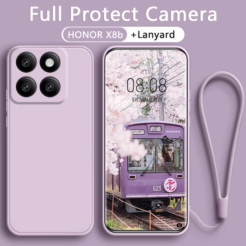HONOR X8b Case X9b X8a X7a Liquid Silicone Casing With Full Cover ...