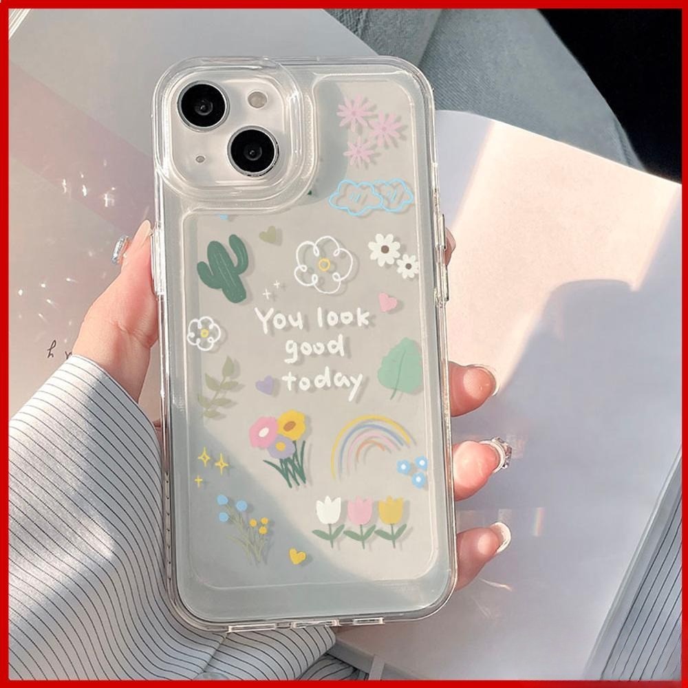 Ang flower rainbow phone case ay angkop para sa OPPO A5s/A12/A7/A11k ...