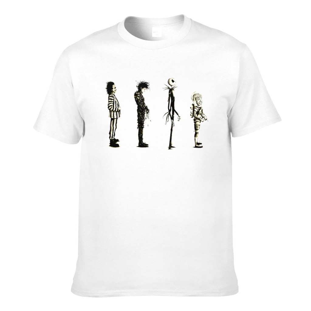 Tim Burton Art Beetlejuice Edward Scissorhands Printed Tshirts Good ...