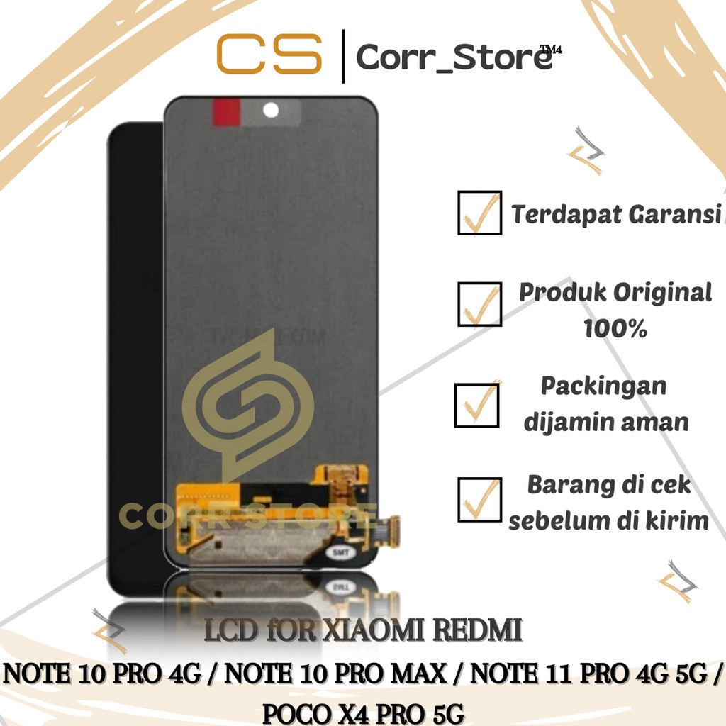 Lcd XIAOMI REDMI NOTE 10 PRO 4G/NOTE 11 PRO 4G 5G/POCO X4 PRO 5G/NOTE10 ...