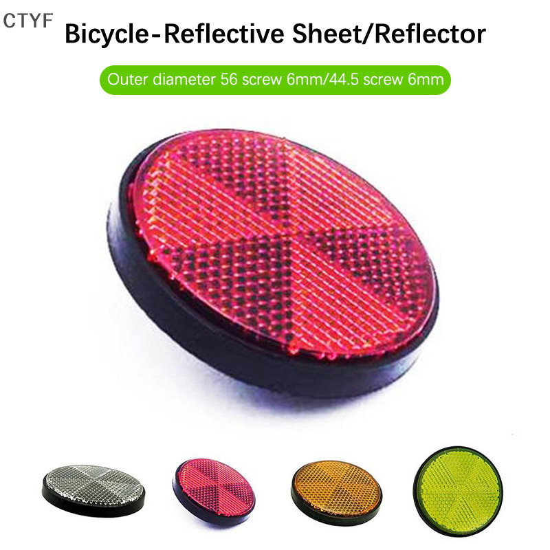 CTYF Bicycle Plastic Lattice Reflective Sheet Reflective Plate Warning ...