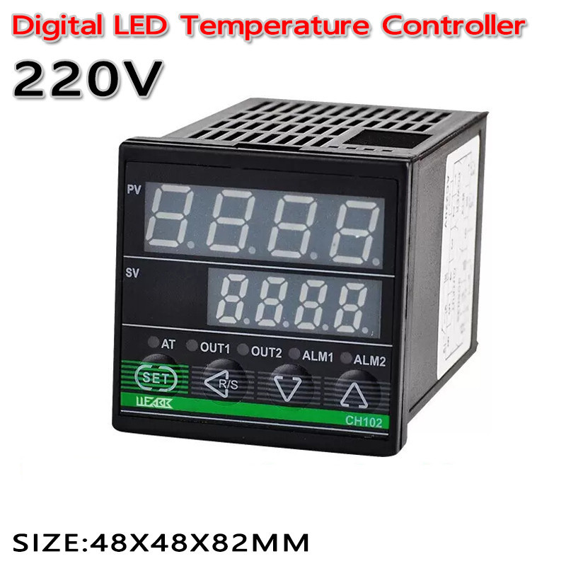 CH102 220V Professional Digital LED Temperature Controller 10A ...