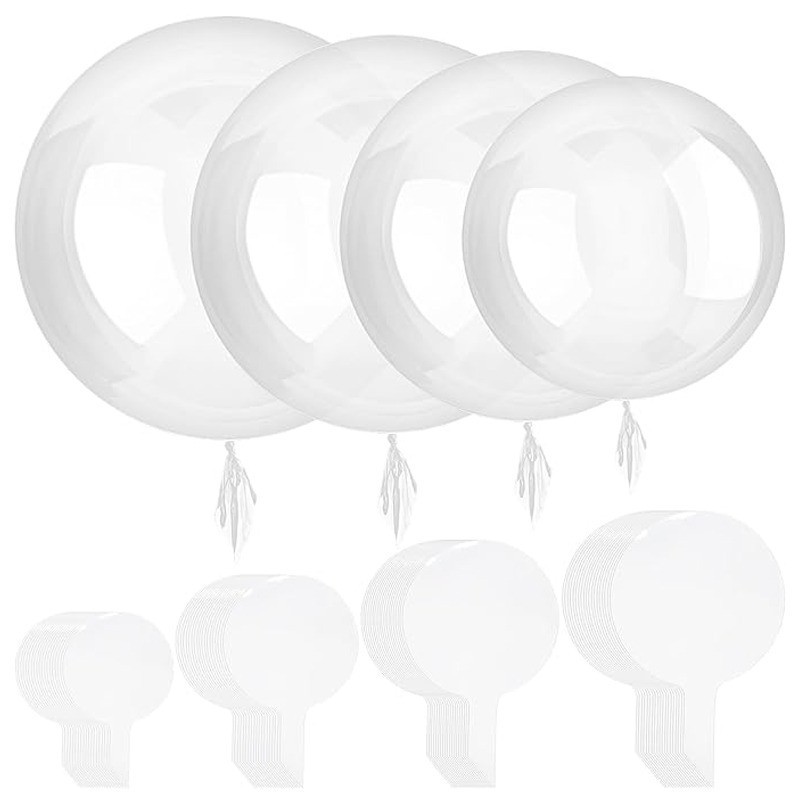 12''20''24''36'' Stretchable Transparent Bobo Balloons / Clear ...
