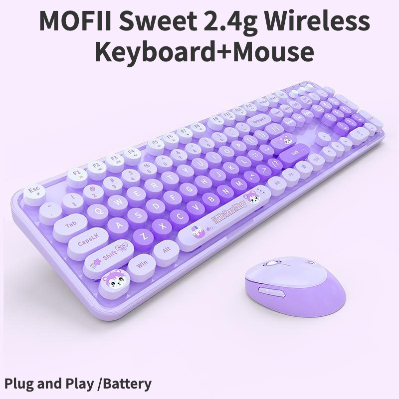 2024 New Arrival !! MOFII Sweet Cute Pink Mixed Color 2.4GWireless ...