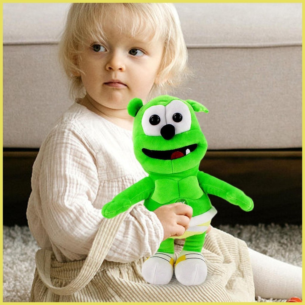Singing Green Bear Plush Animal Musical Plush Electric Toy Interactive ...