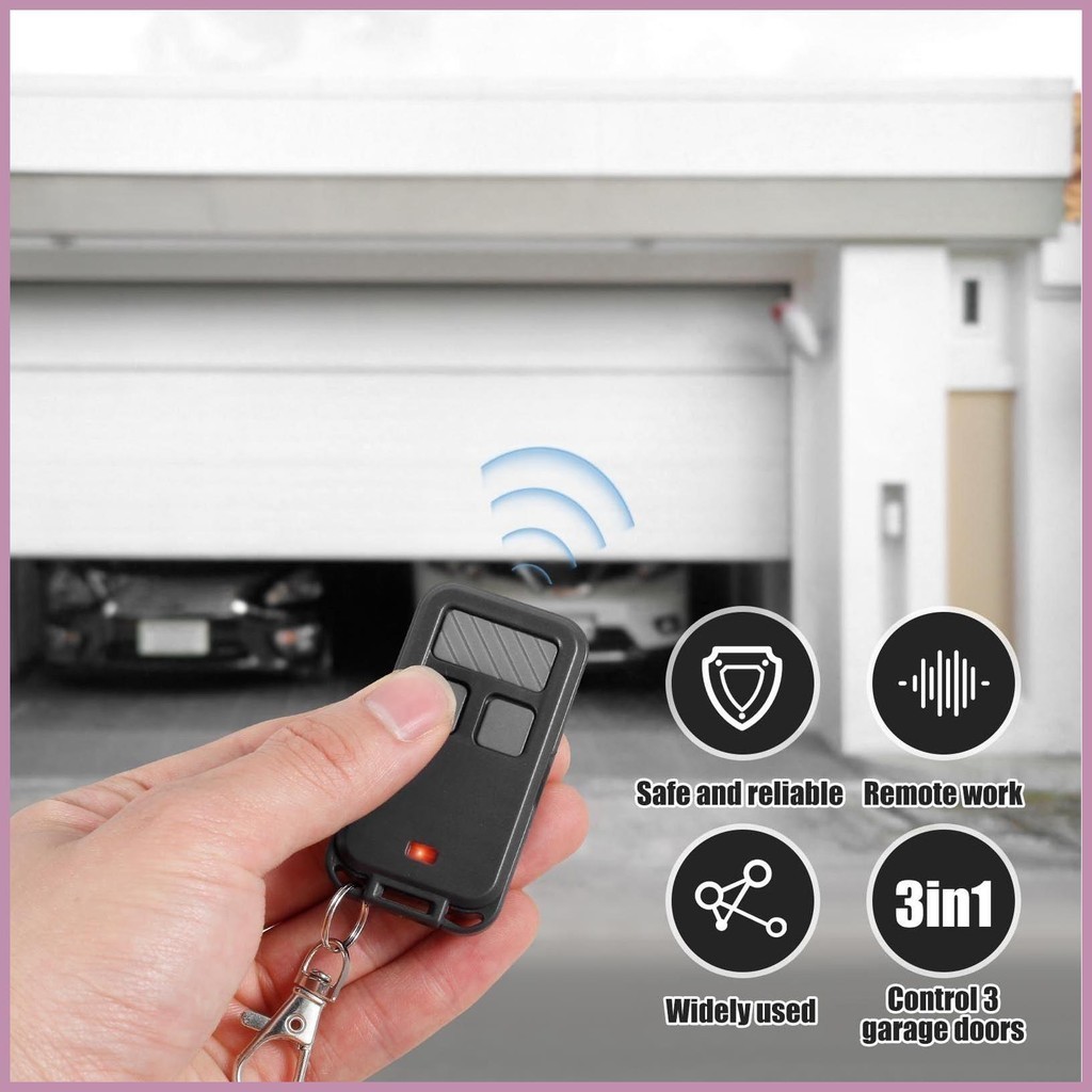 Garage Door Remote Opener Keychain Garage Door Remote 3 Button Garage ...