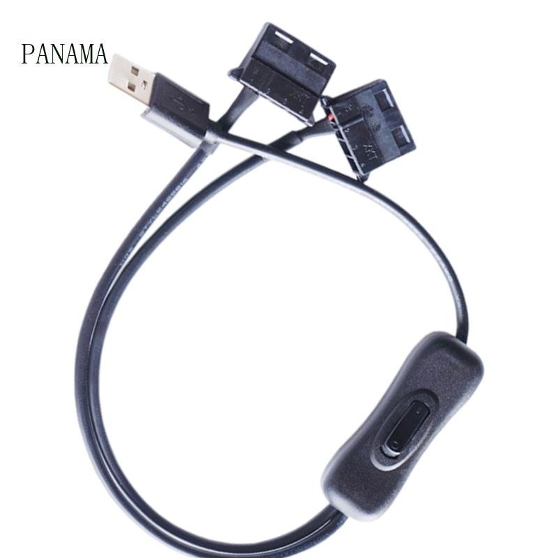NAMA USB to 4Pin PWM 5V USB Fan Power Adapters Connectors 2 Way ...