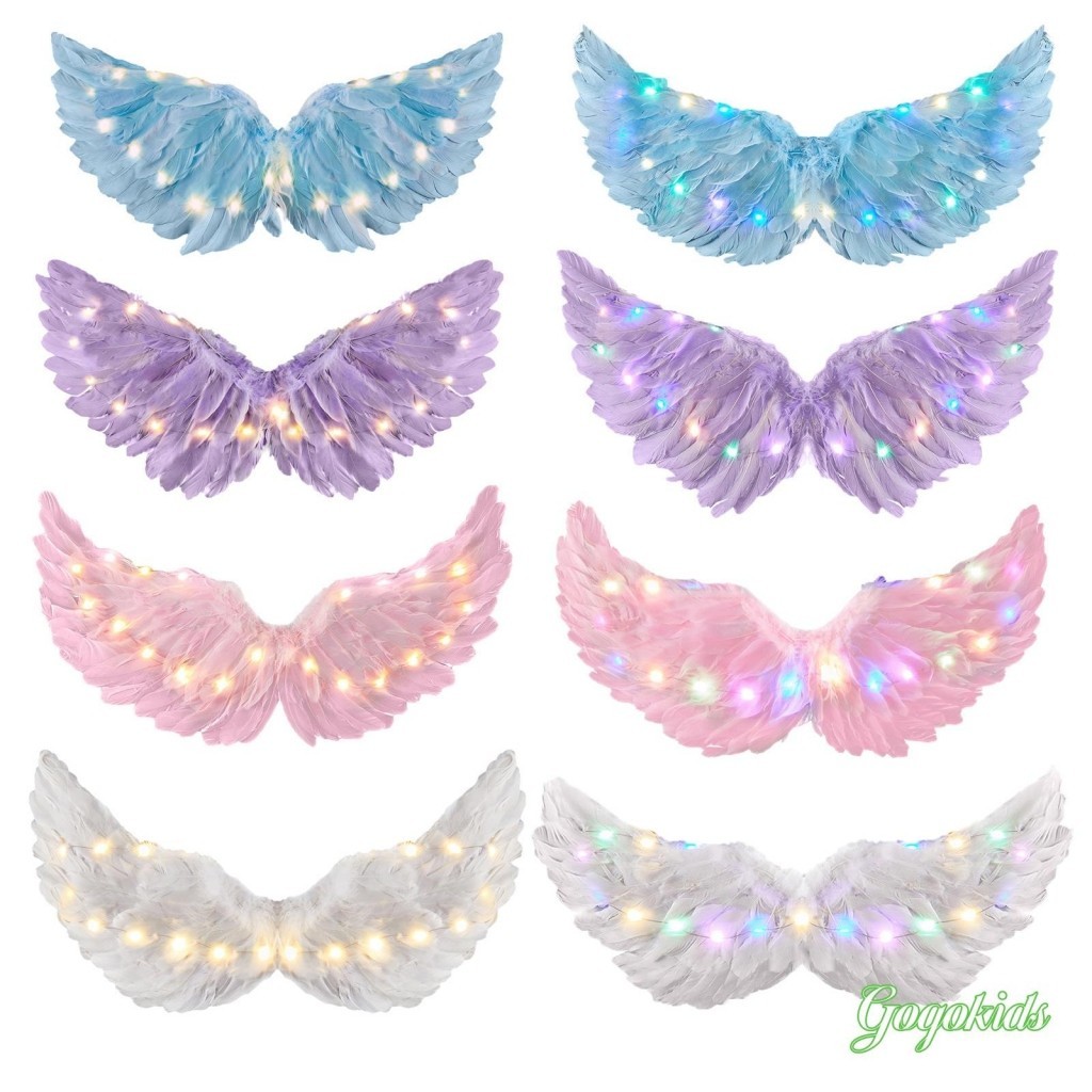 Angel Children Feather Wings Props Stage Halloween Wings Props White ...