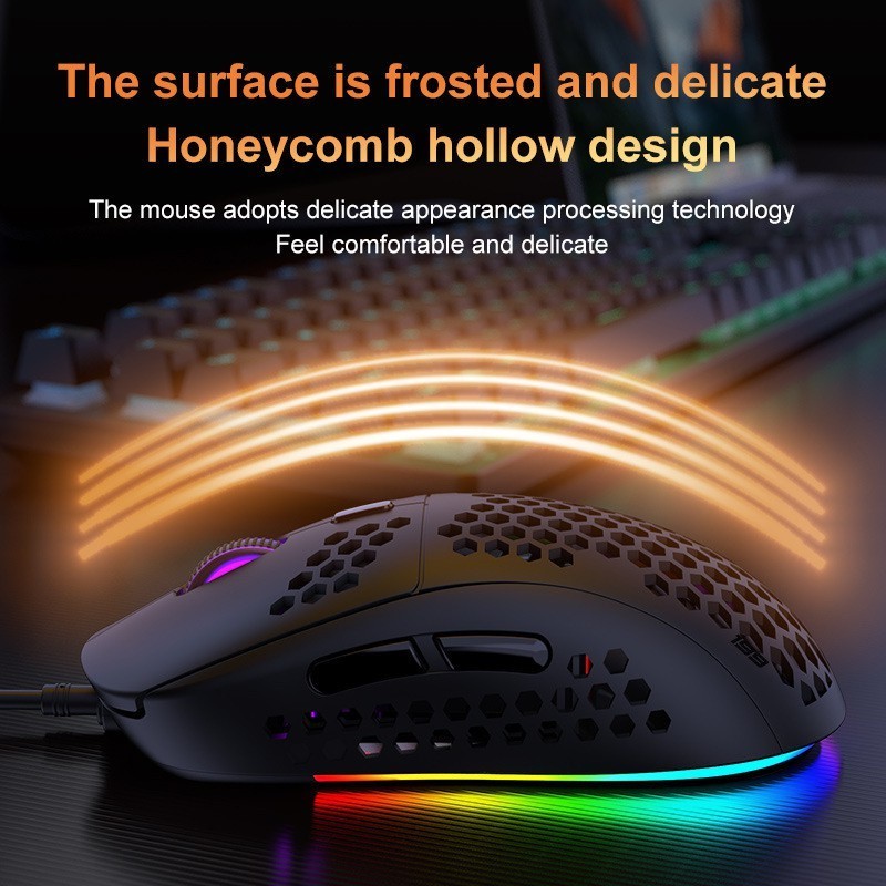 Zeus MR-002 ( Beez-Hive ) Wired Gaming Mouse RGB Backlight Gaming ...