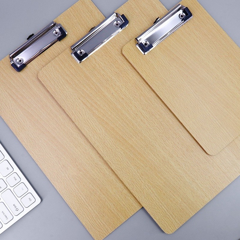 Clipboard Long /A4 Writing Board Hard Cardboard Clip Board Wooden ...