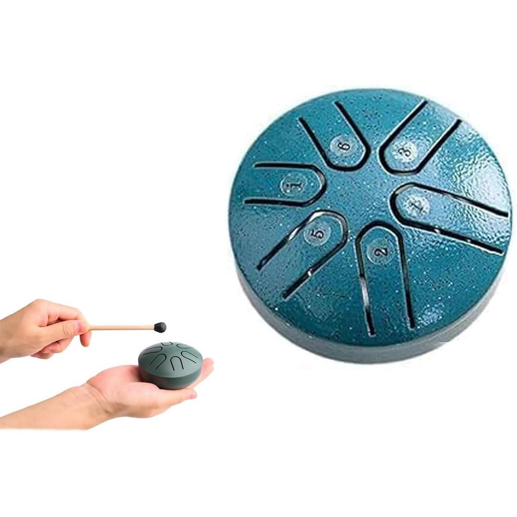 Rain Drum for Outside, Steel Tongue Drum 3 Inches 6 Notes, Rain Drum ...