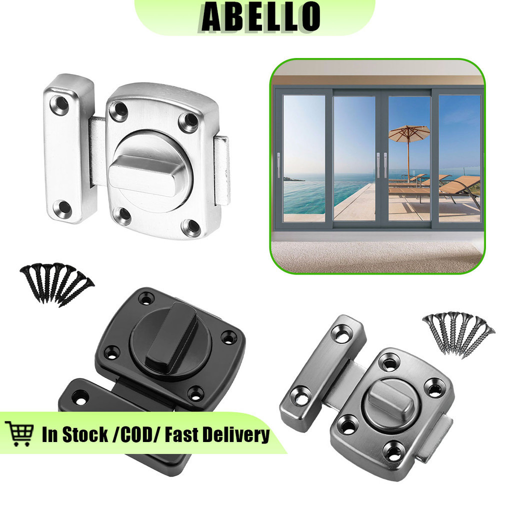 Safety Twist Lock Universal Door Lock Bolt Zinc Alloy Sliding Door Bolt ...