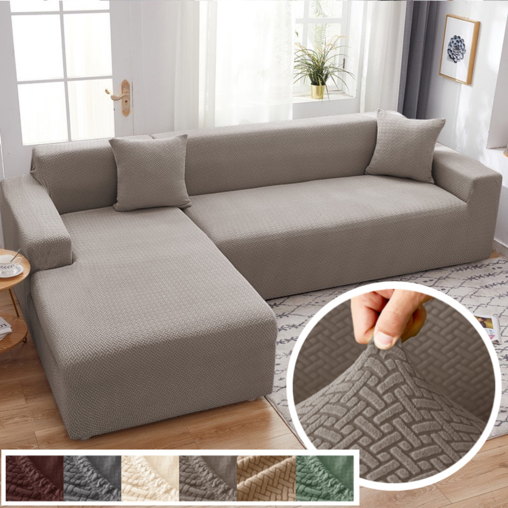 1/2/3/4 Seater Universal Sofa Cover All Inclusive Couch Cover Elastic ...