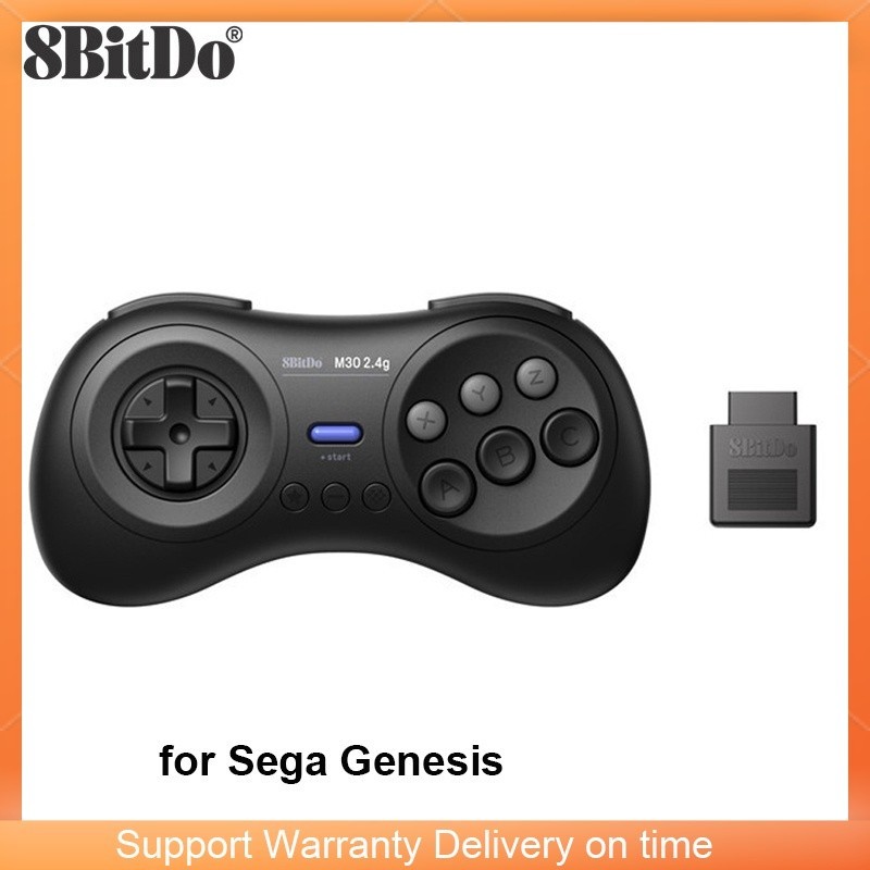 8BitDo M30 2.4G Wireless Gamepad Controller for Sega Genesis and Sega ...