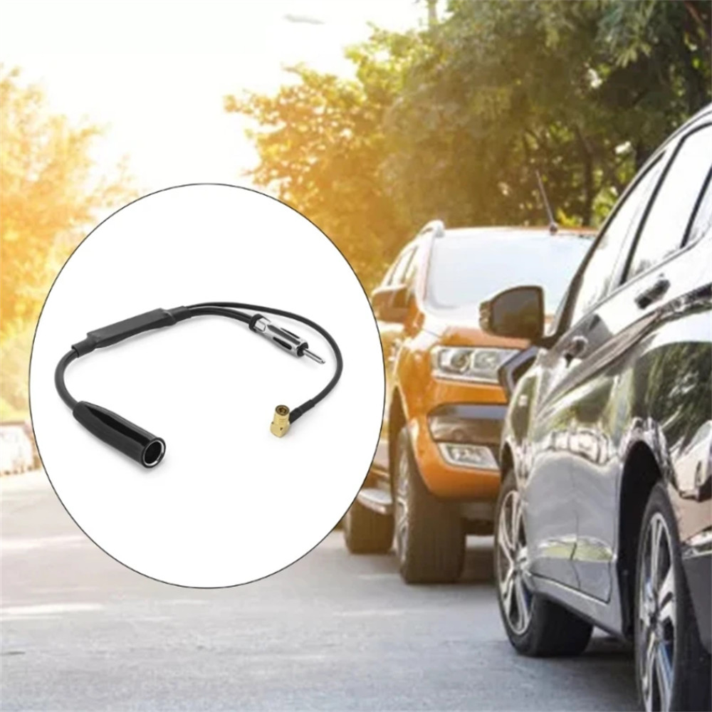 Car Radio Antenna Splitter Cable Adapter FM DAB+ For JVC Kenwood Alpine ...