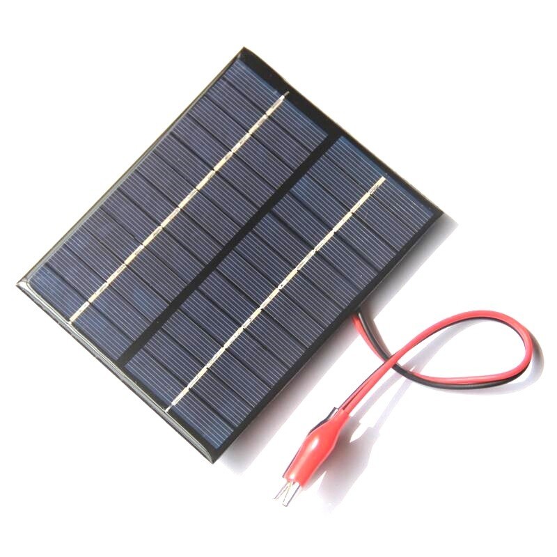 2W 12V Polycrystalline DIY Solar Panel Micro Mini Small Power Solar ...