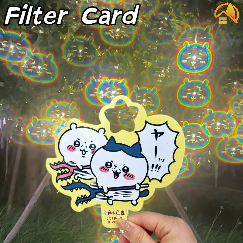 Cute Cartoon Chiikawa Handheld Special Effects Card - Creative Lighting ...