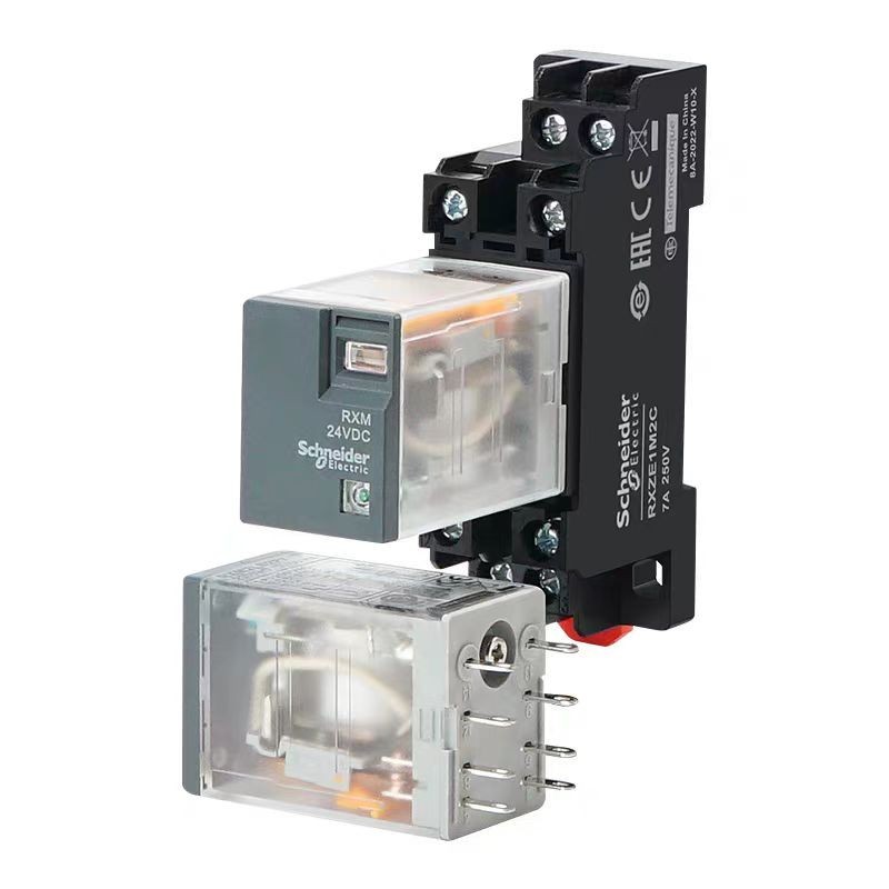 Schneider Schneider Intermediate Relay RXM2LB2BD RXM4AB2P7 Small Relay 24V220V12V | Shopee ...