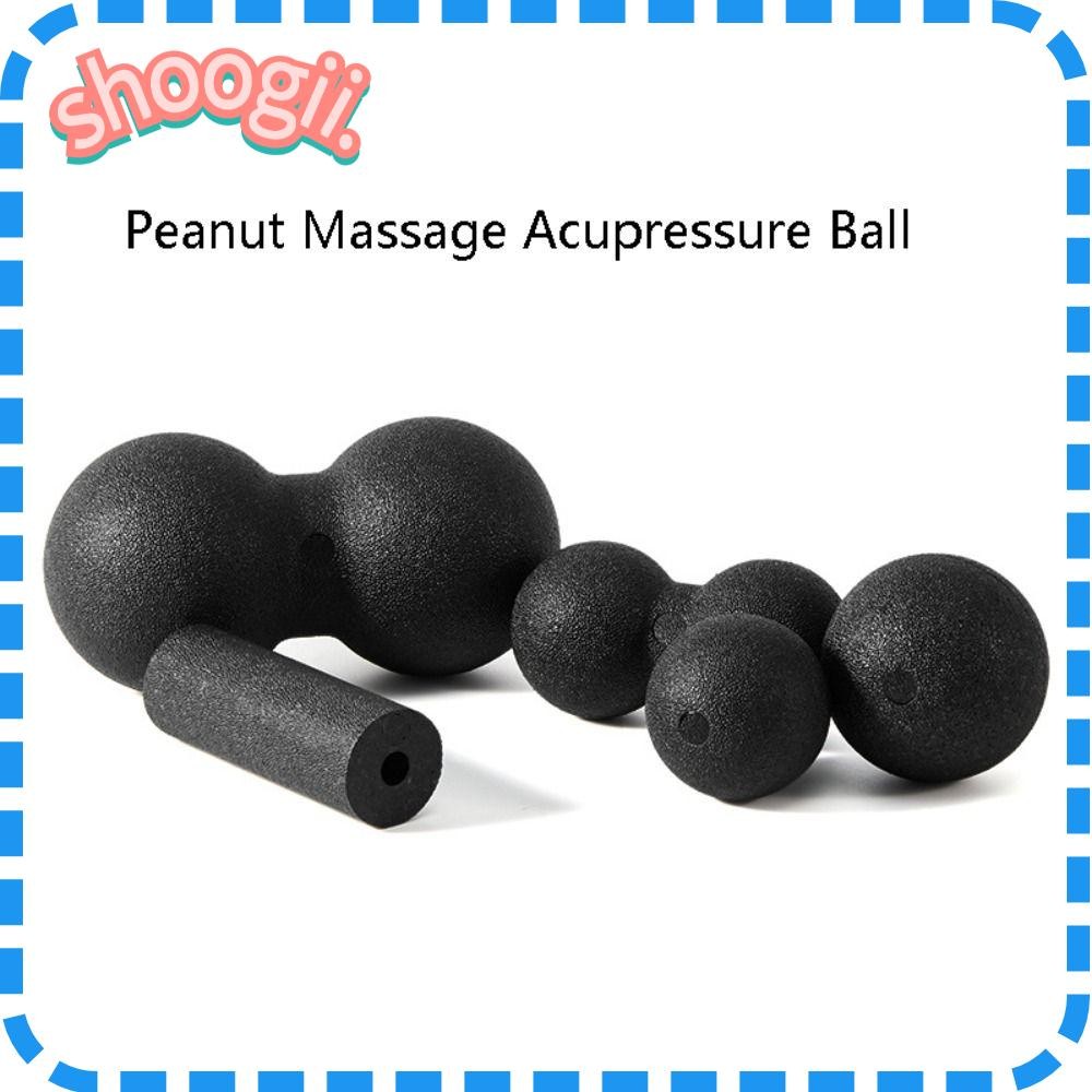 SHOOGYY Peanut Massage Ball, Double Lacrosse Trigger Point Mobility ...