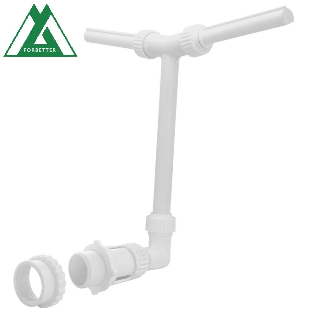 FORBETTER Pool Fountain Sprayer, PVC Double-jet Waterfall Waterfall ...