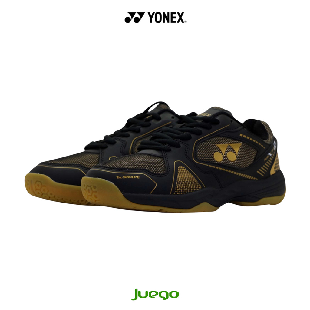 YONEX MACH 2 Badminton shoes-BLACK GOLD | Shopee Philippines