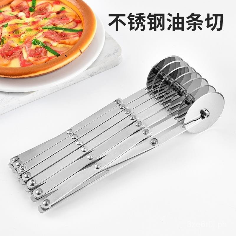 Retractable with wheels5Wheel7Rolling Dough Divider Non-Stick Dan Su Pi ...