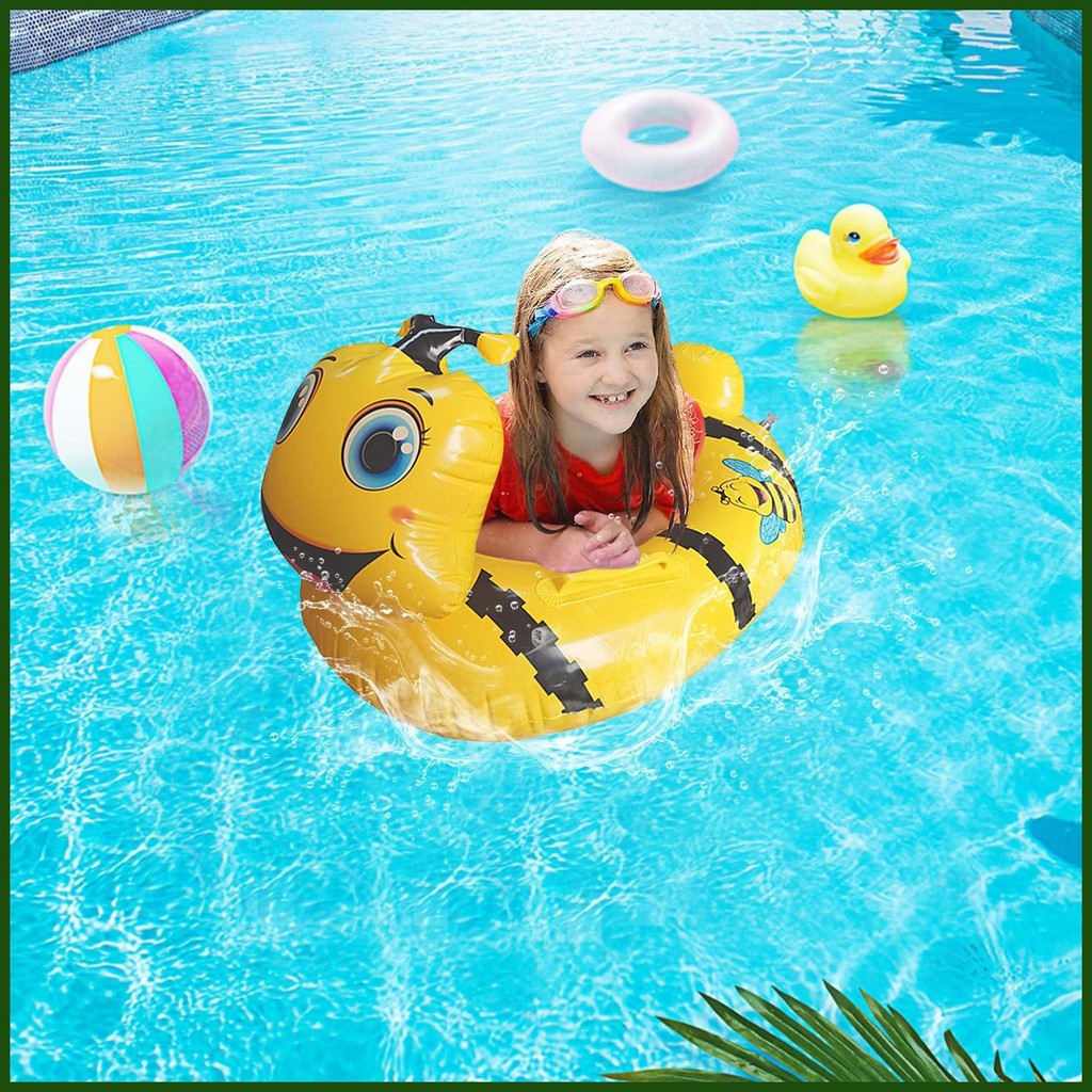Swimming Ring for Baby Cartoon Baby Floaties Inflatable Swimming Ring ...