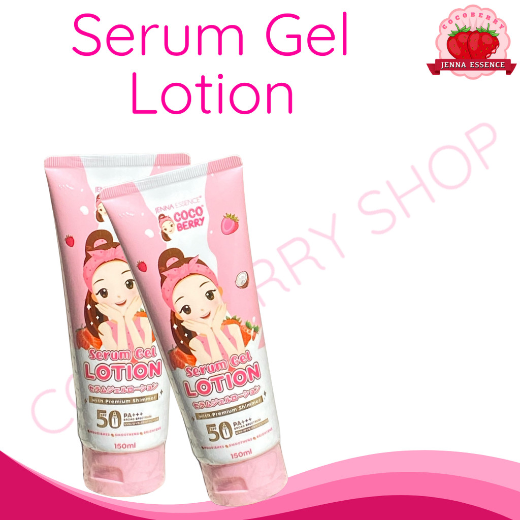 Jenna Essence Cocoberry Serum Gel Lotion Tube Type Whitening SPF 50 ...