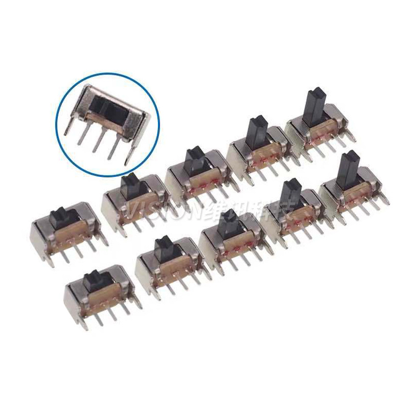 SK12D07 Two-speed Toggle Switch 1P2T Side Dial SK12D07VG 2/3/4/5/6/7MM ...