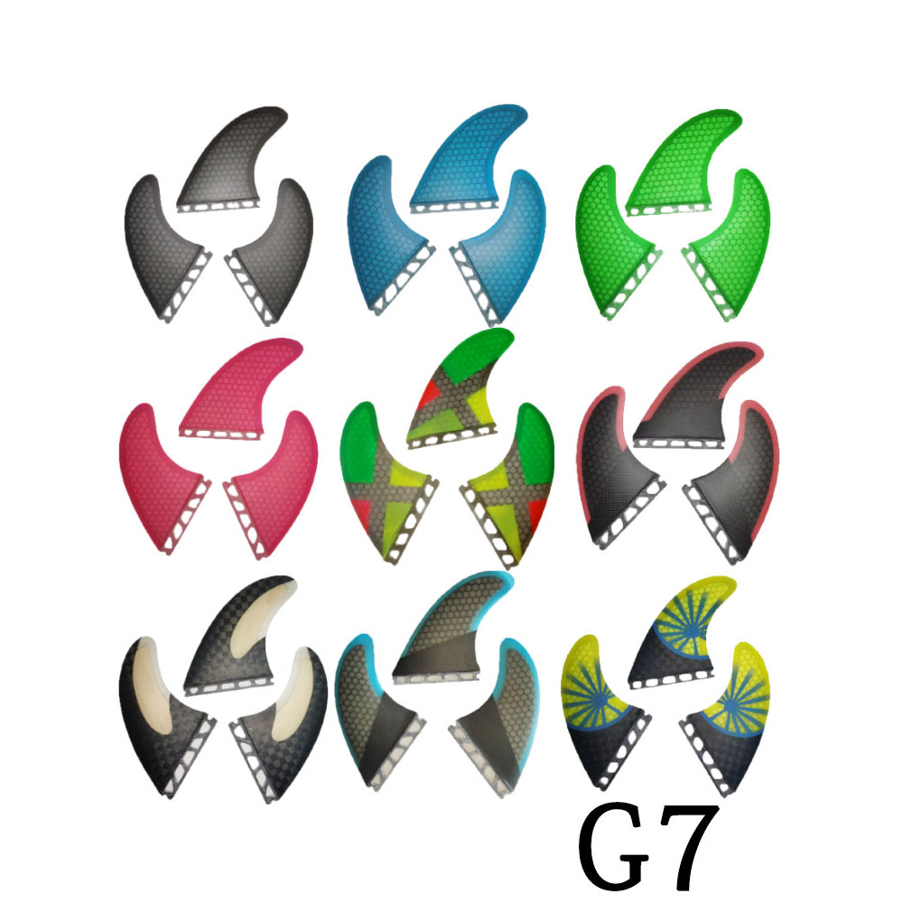 Surfboard Fin BiLong FUT G7 Tri Fin Three-piece fiberglass carbon fiber ...