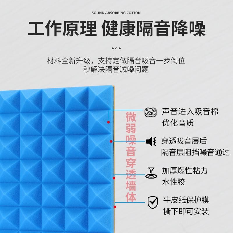 Soundproof Foam Wall Sound Absorbing Foam Recording Studio Super ...