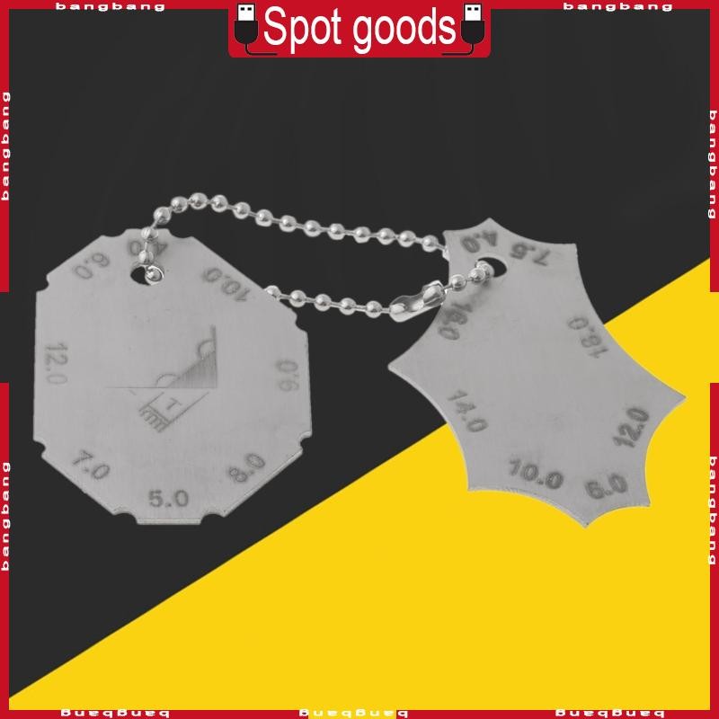 Bang 2 Pieces Gage Fillet Weld Tee Joint Welding Throat Depth Leg ...