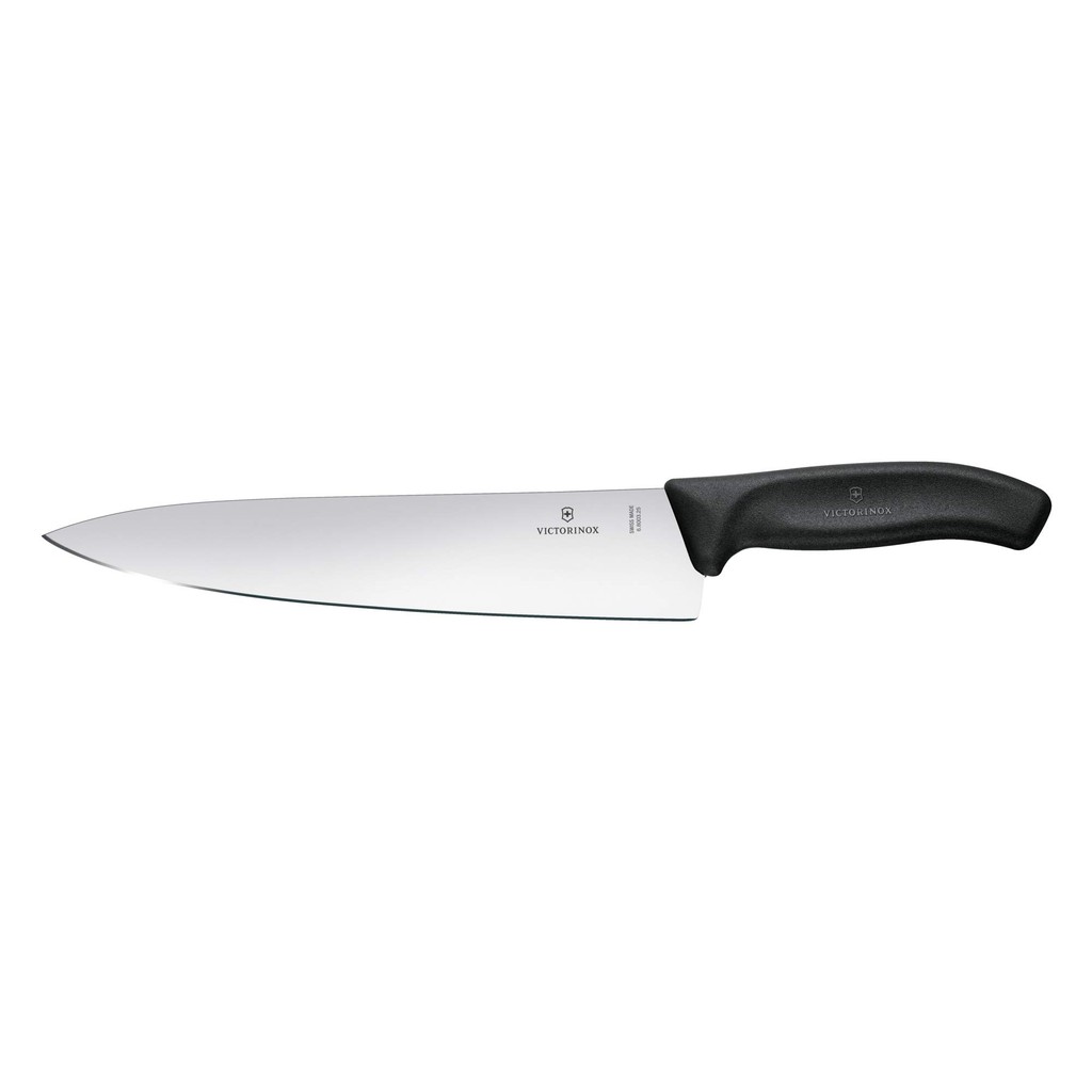 VICTORINOX Chef Knife Smooth Sharp Gyuto Knife 25cm Black A knife that ...