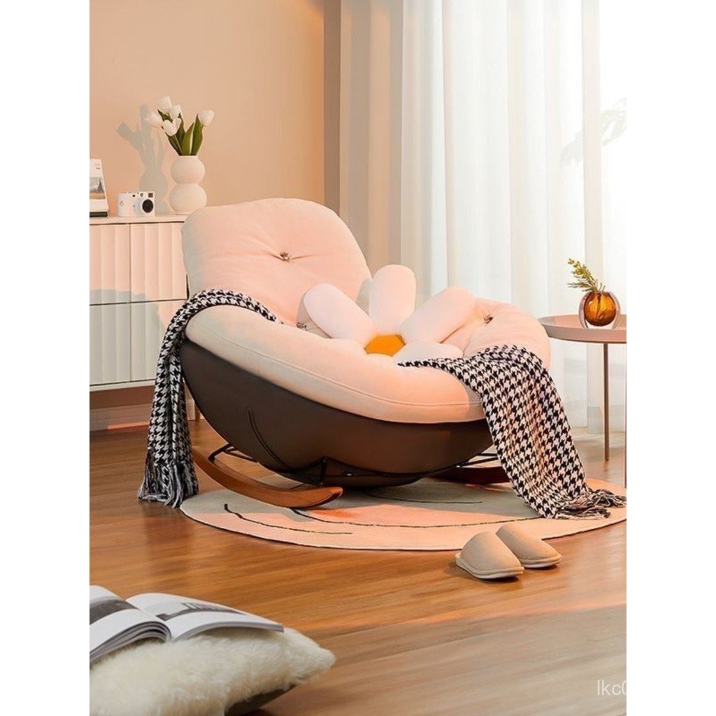 Lazy Sofa Leisure Rocking Chair#Recliner Chair Living Room Simple ...