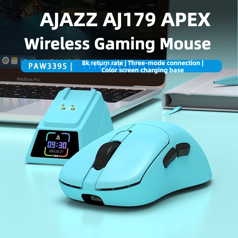 AJAZZ AJ179 Pro Wireless Gaming Mouse Three-mode 8k E-sports Right-hand ...