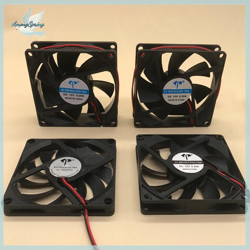 AmongSpring> DC Brushless Fans Computer Case Cooling Fan 5V 12V 24V Sleeve Bearing CPU Cooling ...