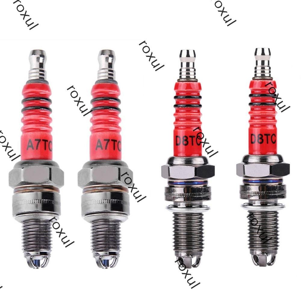 ROXUL Racing Sparking Plug, Metal 3 Triple Electrode Motorcycle Spark ...