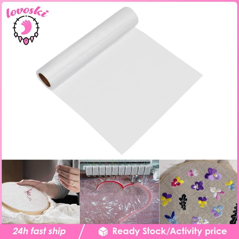 [Lovoski] 30Yd Water Soluble Stabilizer Paper Embroidery Stabilizer ...