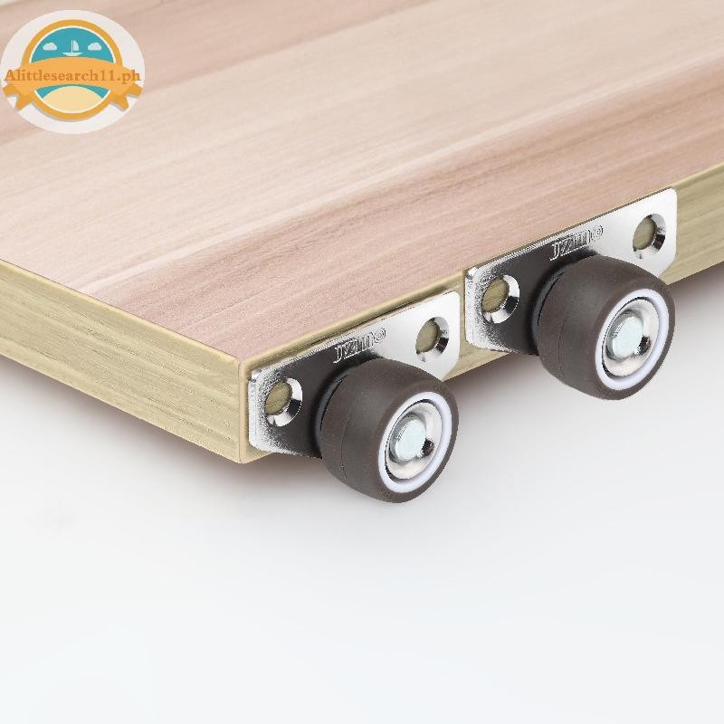 ASEARCH 1/4Pcs Silent Rubber Casters, Drawer Wheels, For Furniture ...