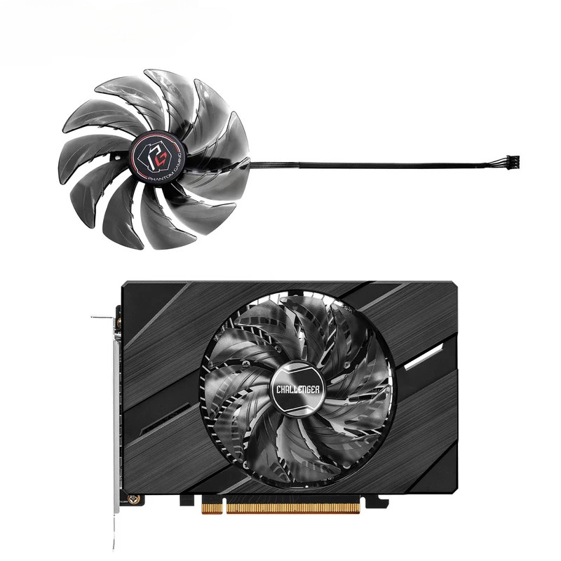 9 5MM FD10015H12D 4Pin Video Card Fan For Asrock Arc A380 6GB ...