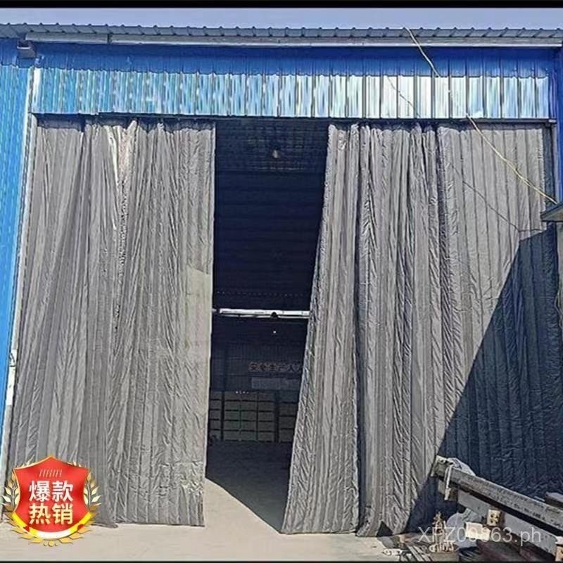 Workshop Waterproof Door Curtain Workshop Sliding Curtain Folding ...