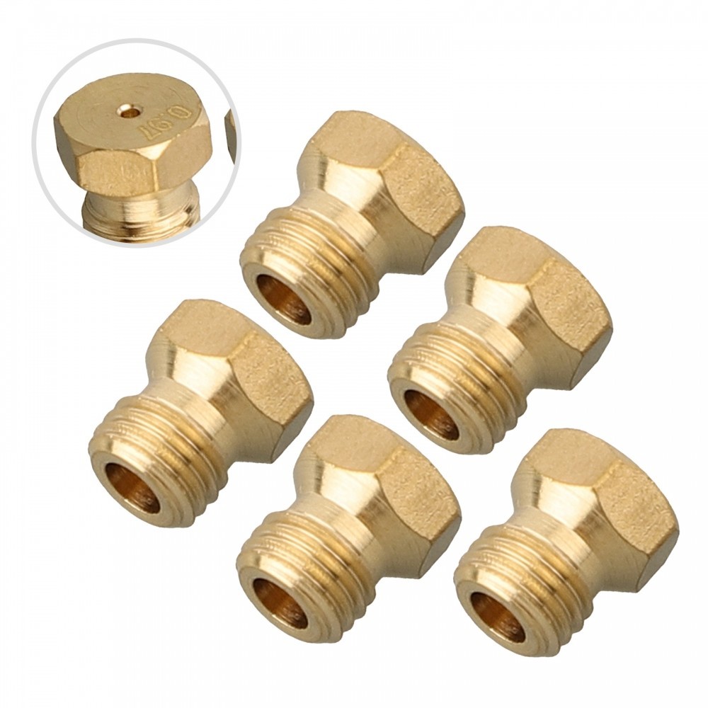 Complete Set of Jets Nozzles for 5 Burner Cookers Natural Gas Hob ...