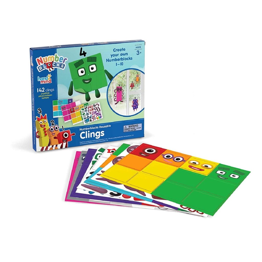 Numberblocks Klings Character sheet stickers that can be used ...