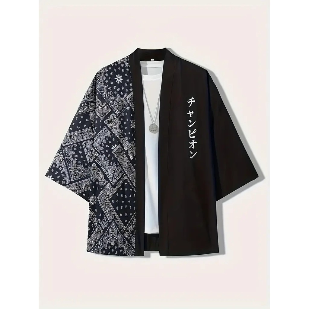 2024 Summer New Style Japanese Style Cloak Kimono Robe All-Match ...