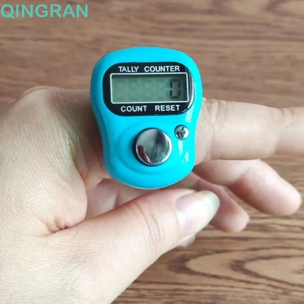 QINGRAN Finger Ring Tally Counter, Mini Hand Held Knitting Row Counter ...